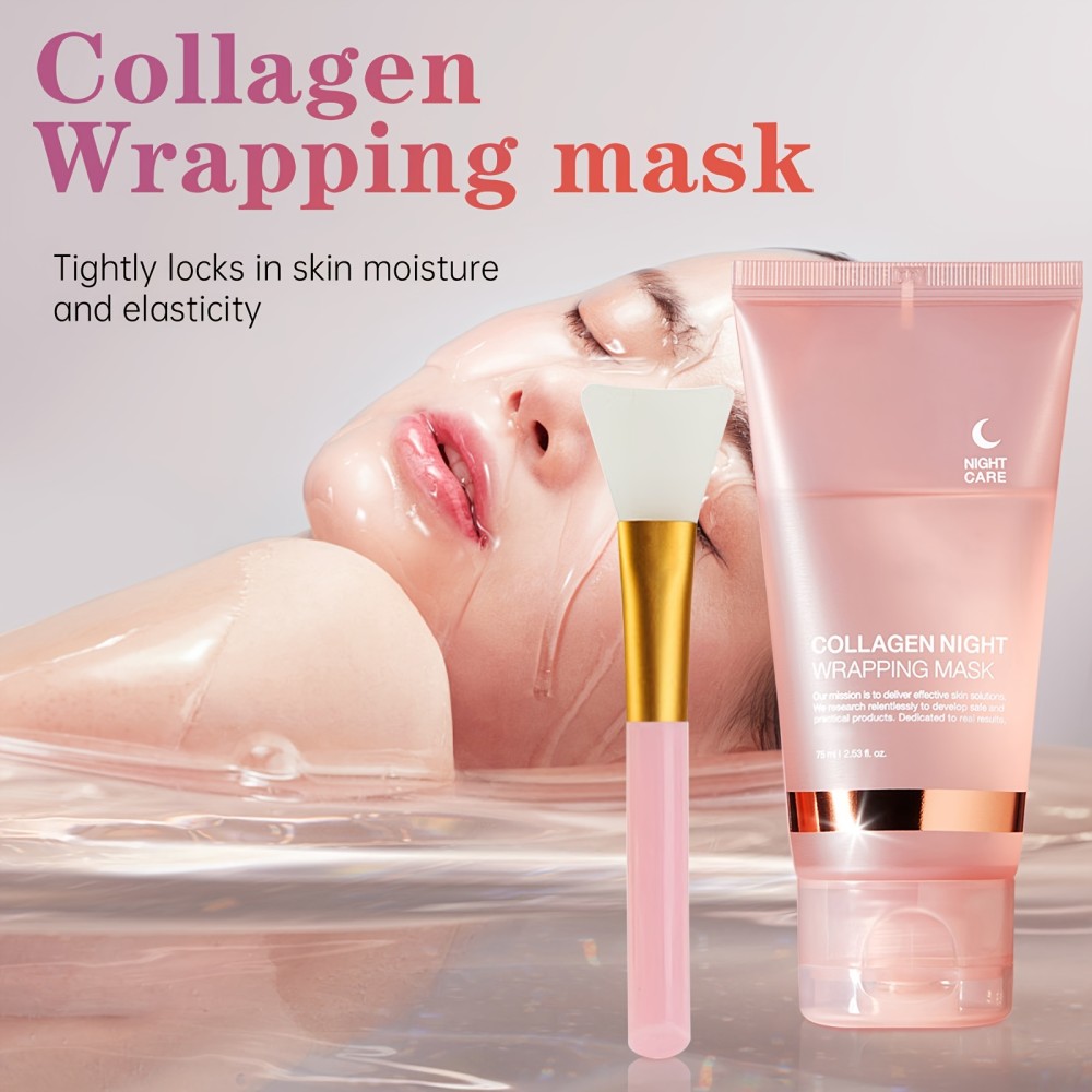 Collagen Night Wrapping Mask – Overnight Renewal for Smooth, Glowing Skin