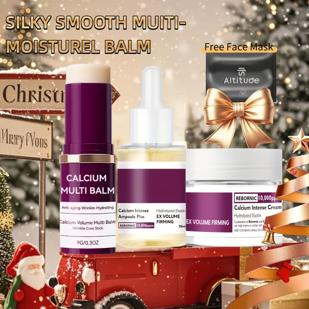 2 pcs REBRONIC Calcium EX Volume Firming Skincare Set (Multi Balm Stick ...