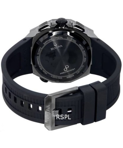 Bulova Classic Precisionist Jet Star Stainless Steel Red Dial Quartz ...